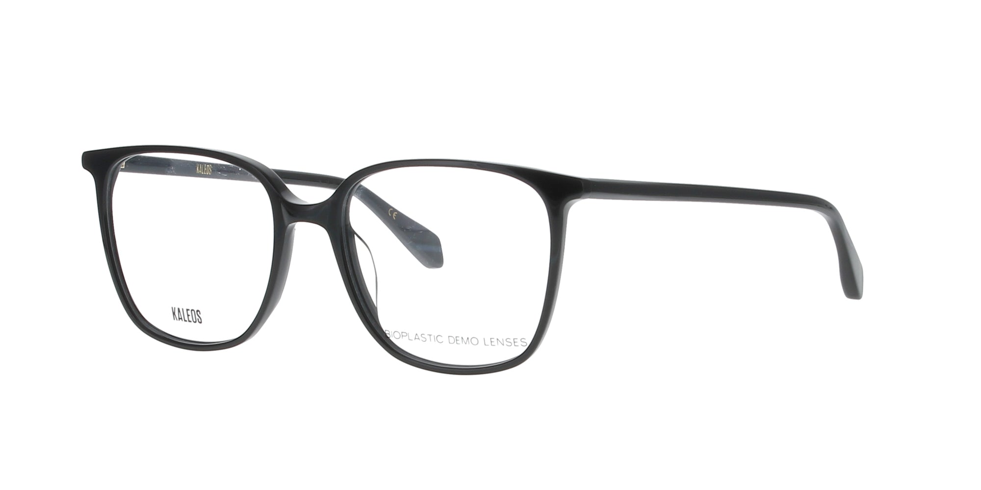 Black Square Kaleos Frame Square Glasses Fashion Eyewear