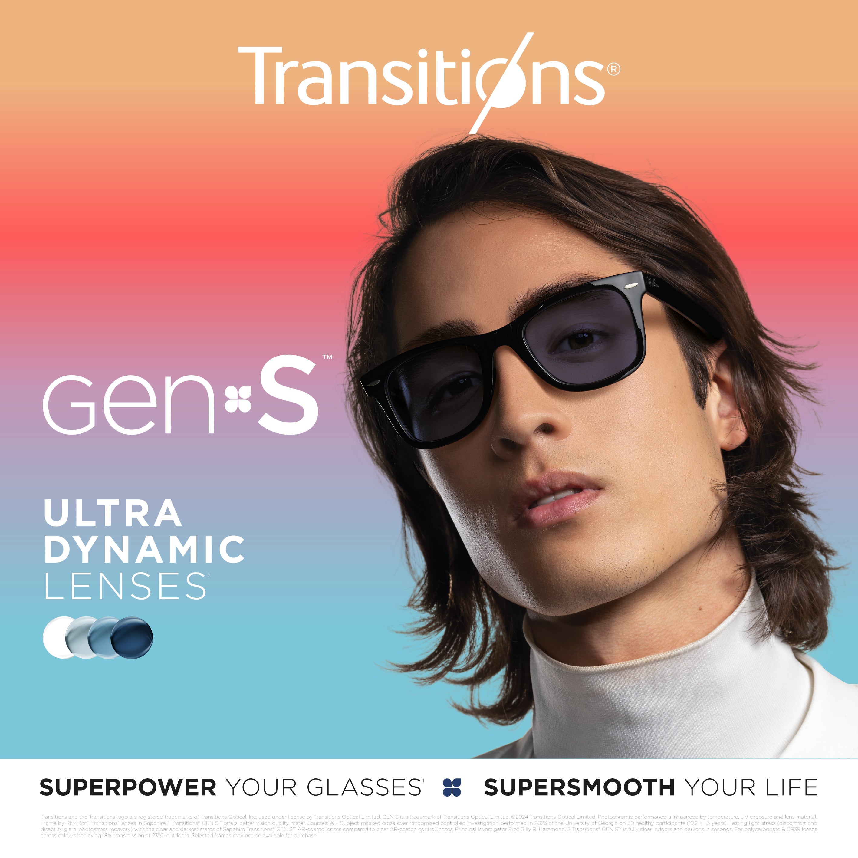Discover Transitions® GEN S at Fashion Eyewear