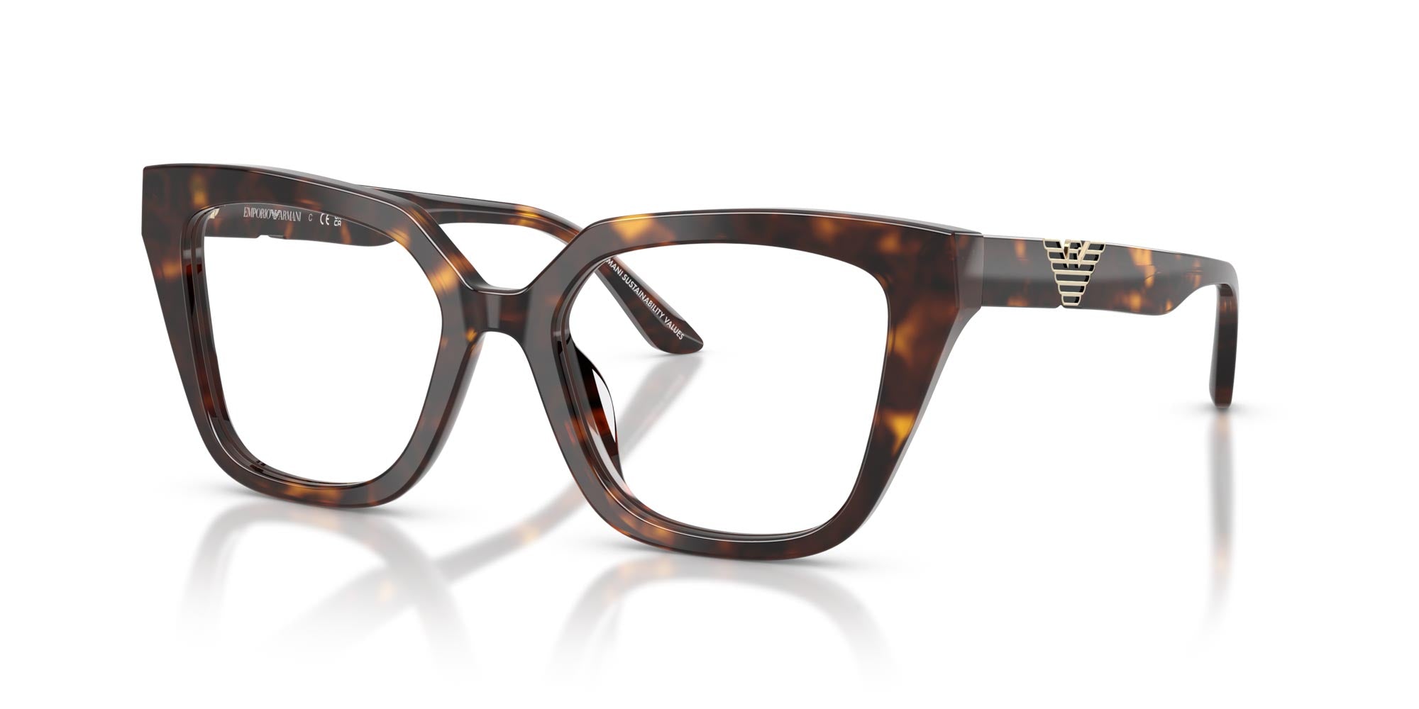 Emporio Armani EA3267U Cat Eye Glasses | Fashion Eyewear US