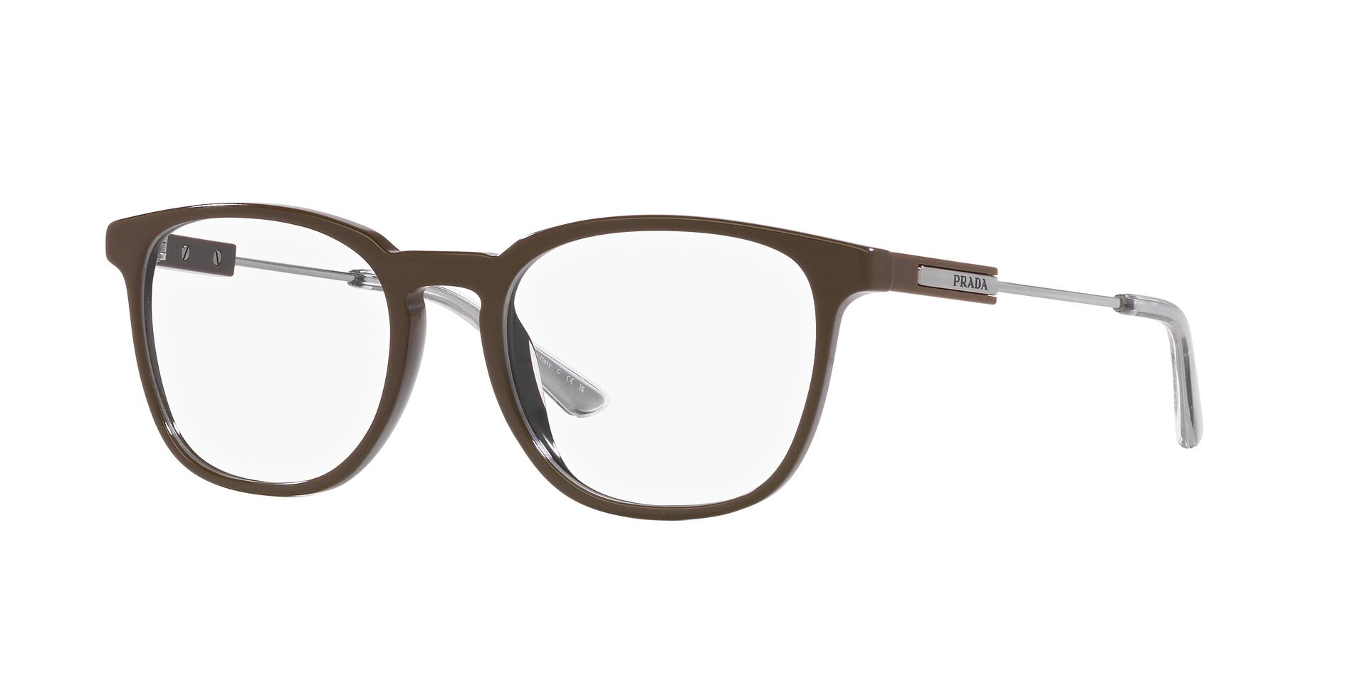 Prada VPR19Z Square Glasses | Fashion Eyewear