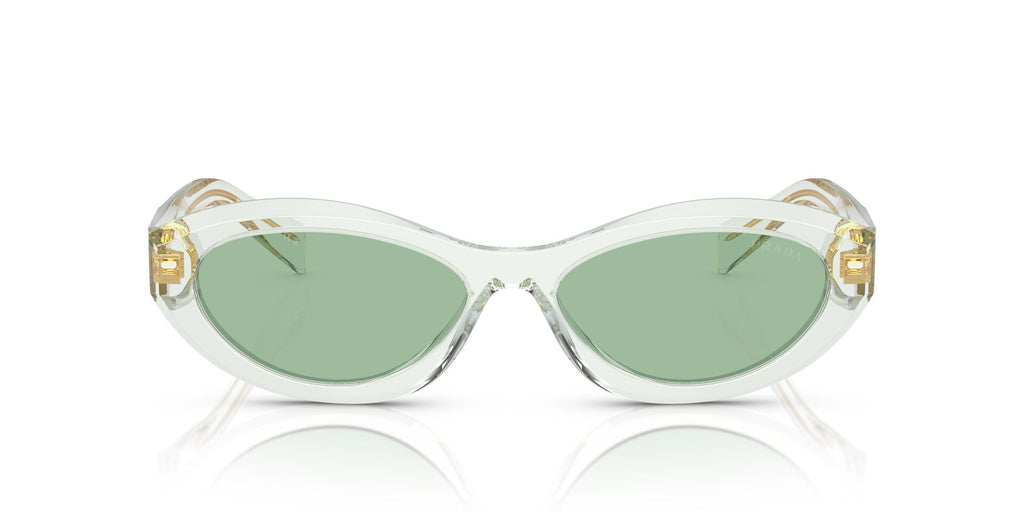 Prada SPR26Z Oval Sunglasses | Fashion Eyewear UK
