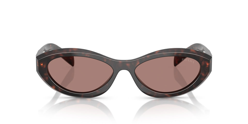 Prada SPR26Z Oval Sunglasses | Fashion Eyewear UK