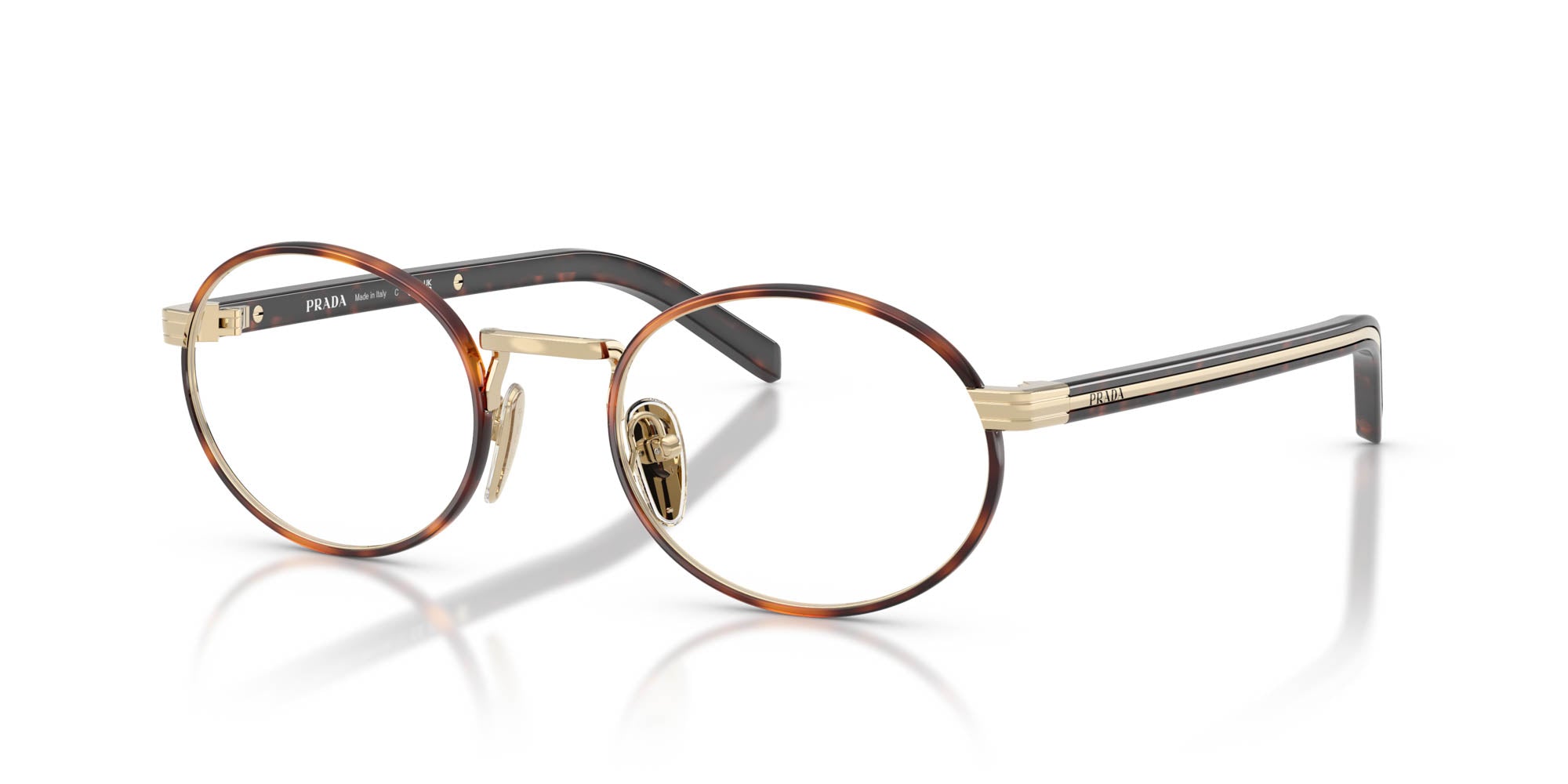 Prada VPR B55 Oval Glasses | Fashion Eyewear US