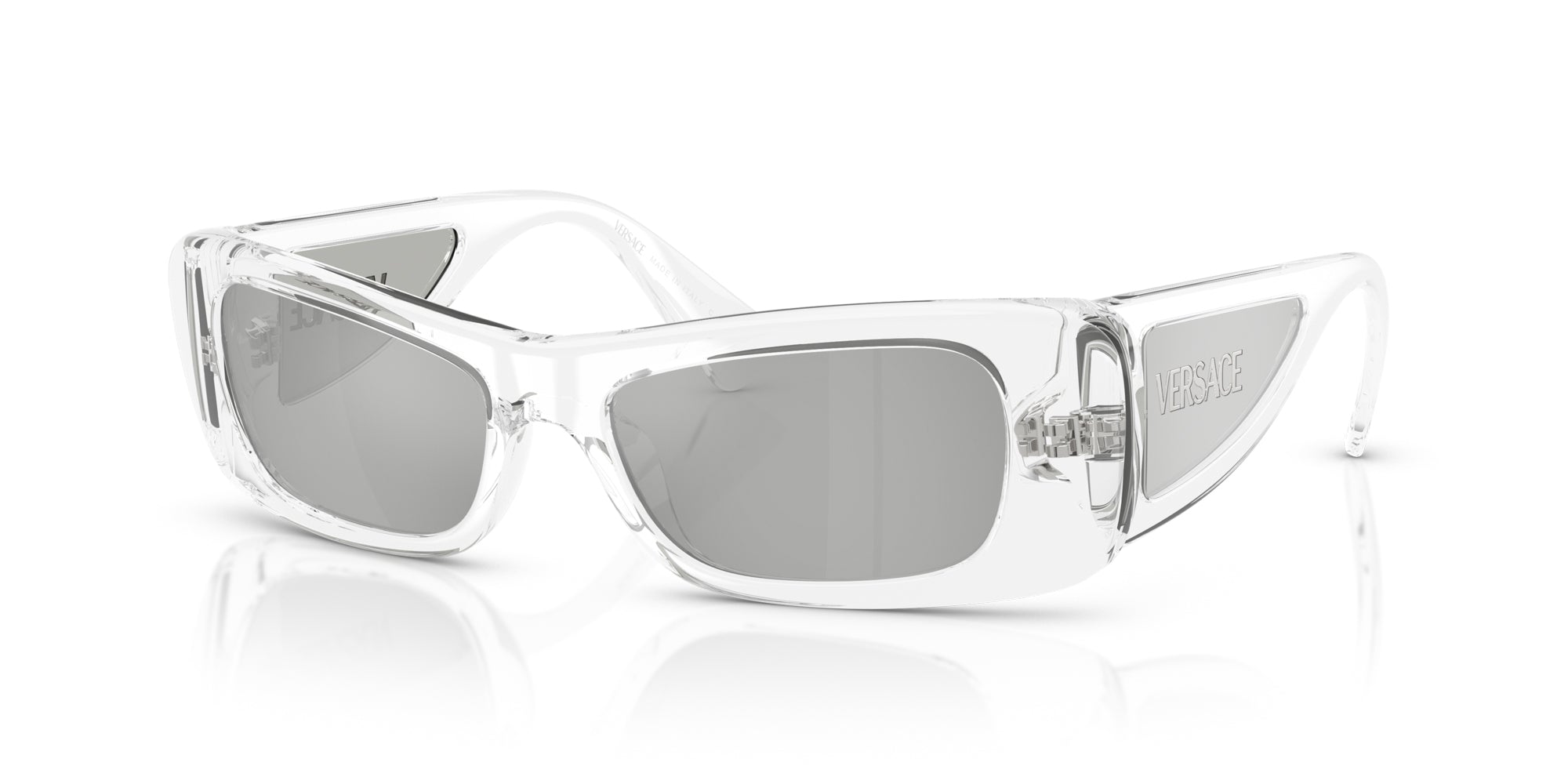 Versace VE4481 Wraparound Sunglasses | Fashion Eyewear US