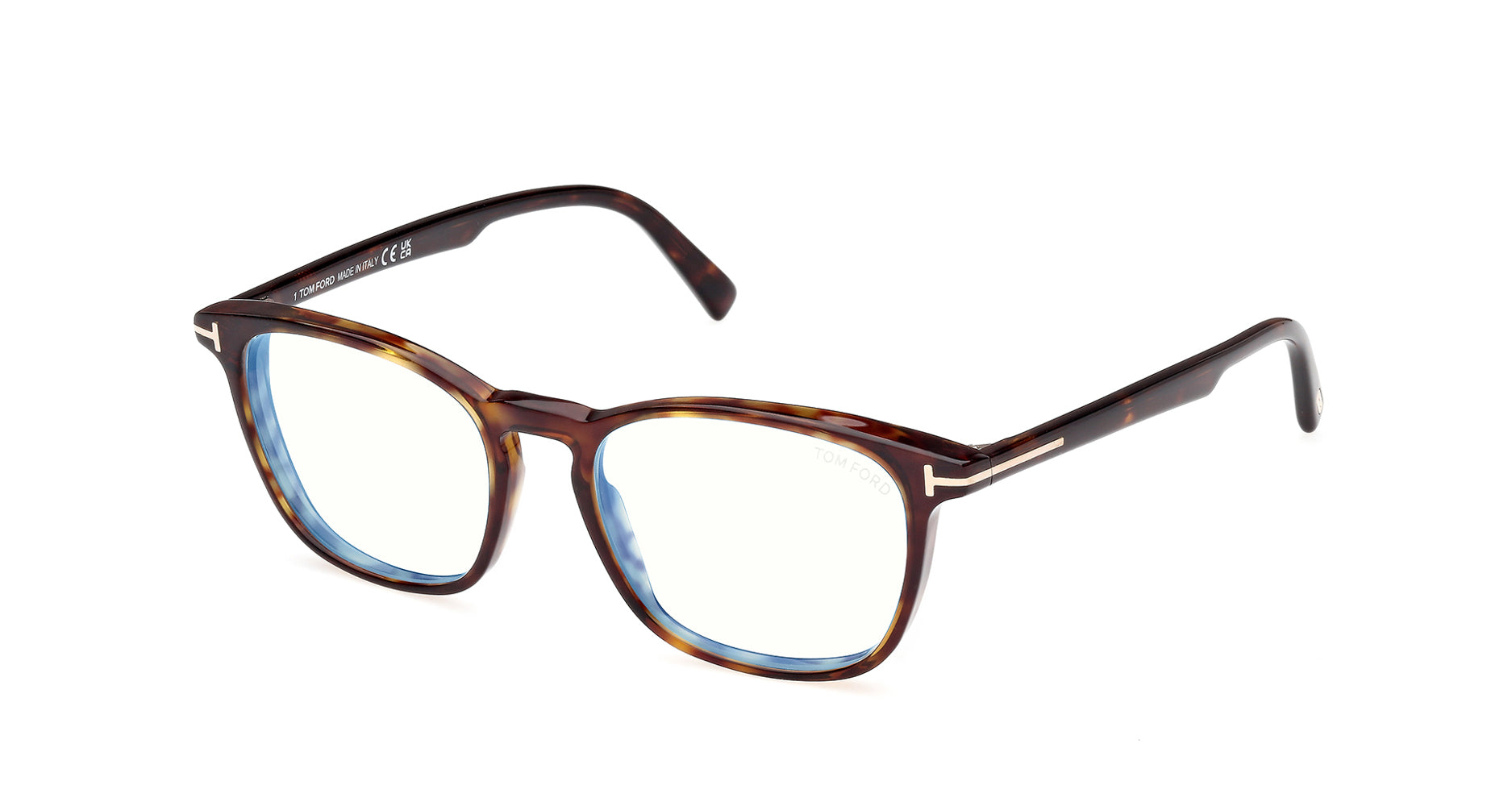 Tom Ford TF5960-B Blue Light Square Glasses | Fashion Eyewear