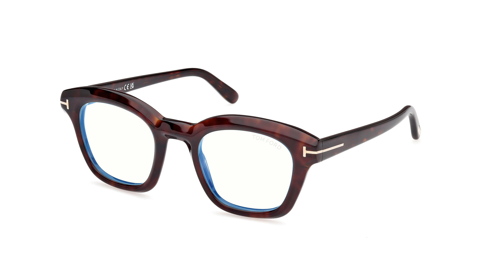 Tom Ford TF5961-B Blue Light Square Glasses | Fashion Eyewear US