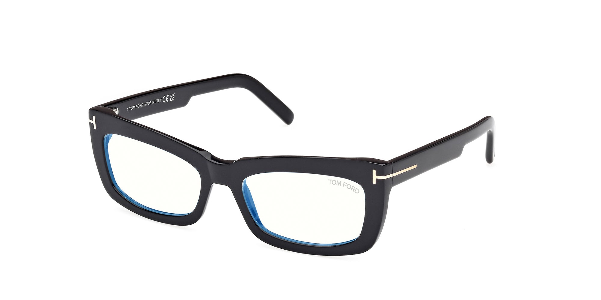 Tom Ford TF5966-B Blue Light Rectangle Glasses | Fashion Eyewear US