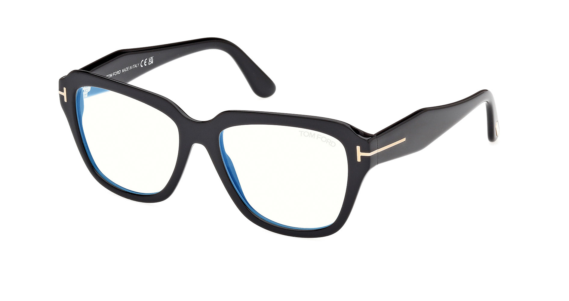 Tom Ford TF5988-B Blue Light Cat Eye Glasses | Fashion Eyewear US