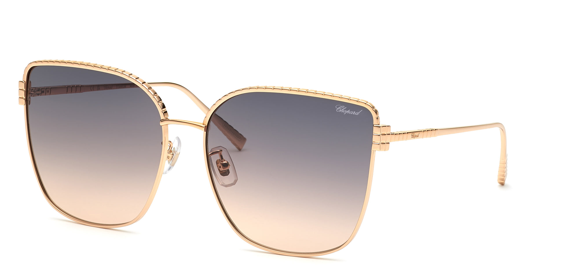 Chopard SCHG67M Butterfly Sunglasses | Fashion Eyewear
