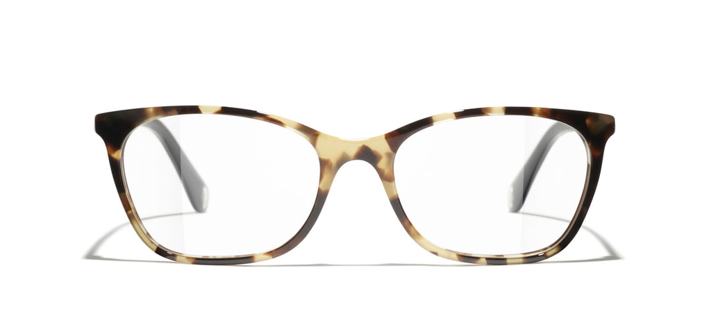 CHANEL 3414 Rectangle Acetate Glasses | Fashion Eyewear US