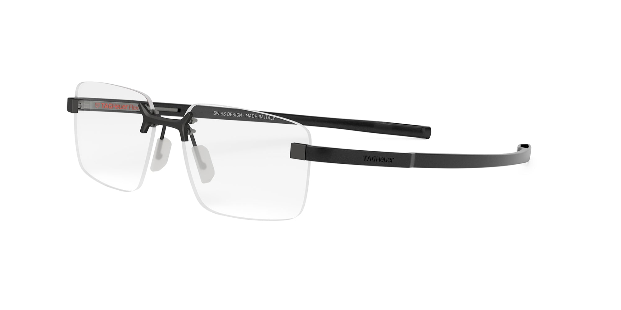 Tag Heuer Flex TH50004U Rectangle Glasses | Fashion Eyewear US