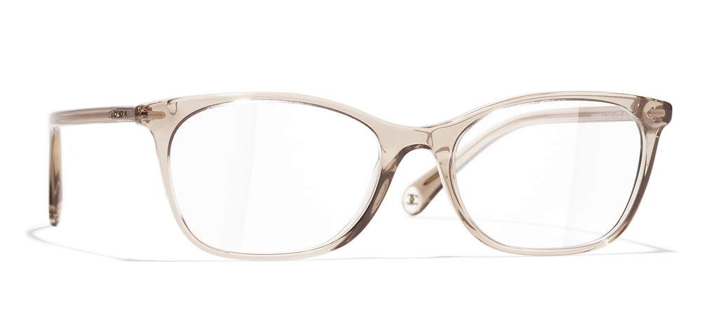 CHANEL 3414 Rectangle Acetate Glasses | Fashion Eyewear US