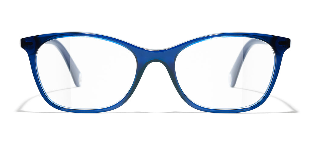 CHANEL 3414 Rectangle Acetate Glasses | Fashion Eyewear US