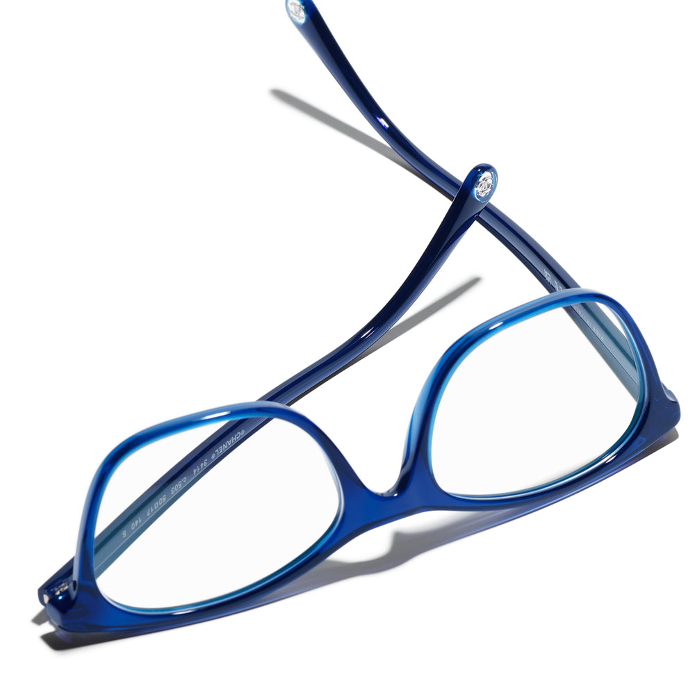 CHANEL 3414 Rectangle Acetate Glasses | Fashion Eyewear US