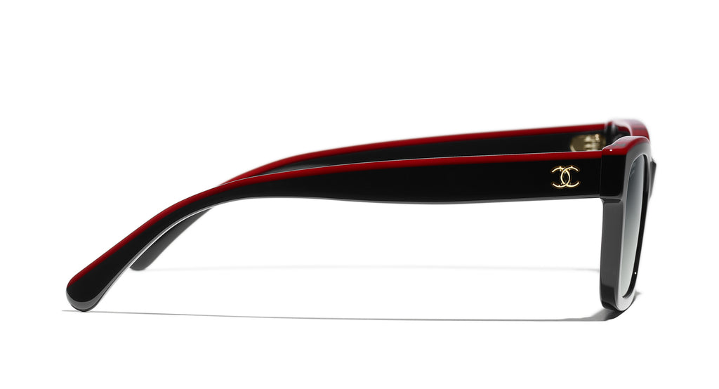 CHANEL 5417 Square Acetate Sunglasses | Fashion Eyewear US