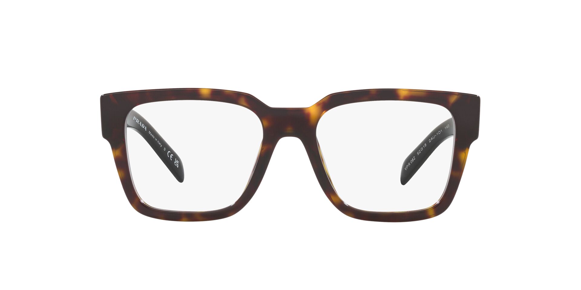 Prada VPR08Z Rectangle Glasses | Fashion Eyewear US