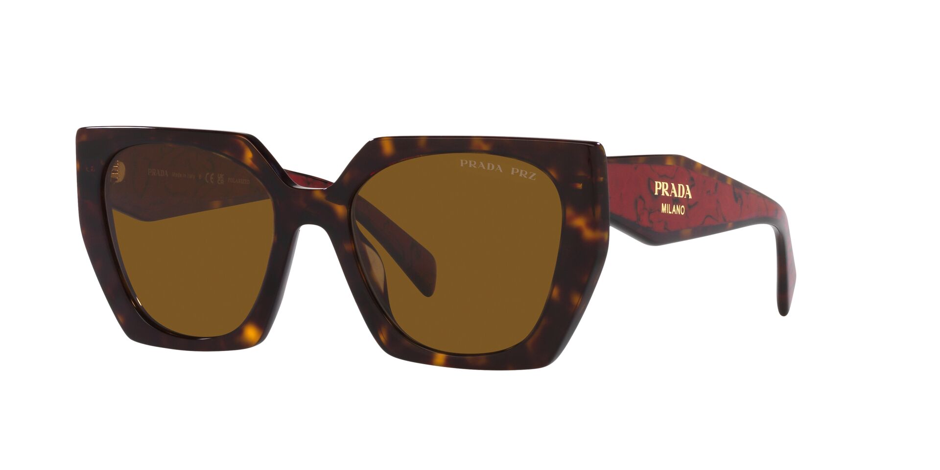 Prada SPR15W Square Sunglasses | Fashion Eyewear US