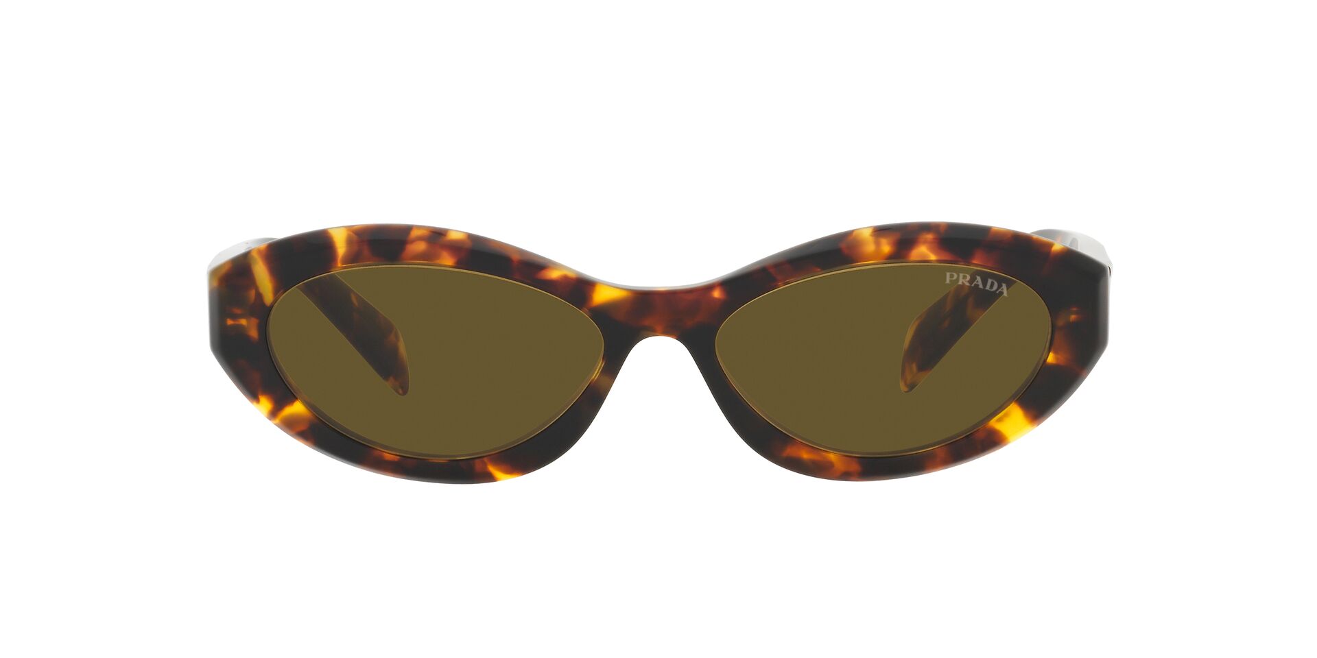 Prada SPR26Z Oval Sunglasses | Fashion Eyewear UK