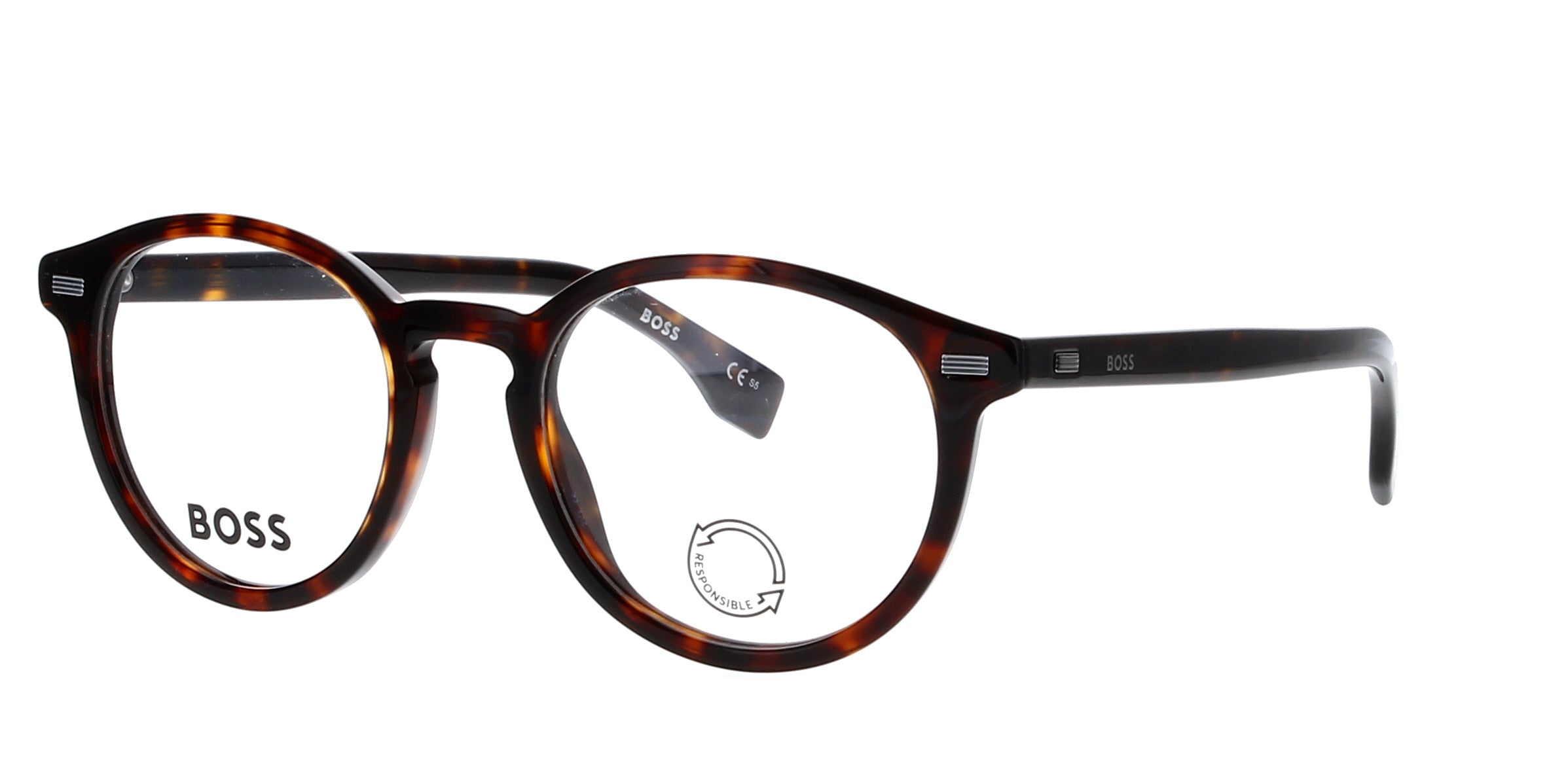 Boss 1367 Round Glasses | Fashion Eyewear US