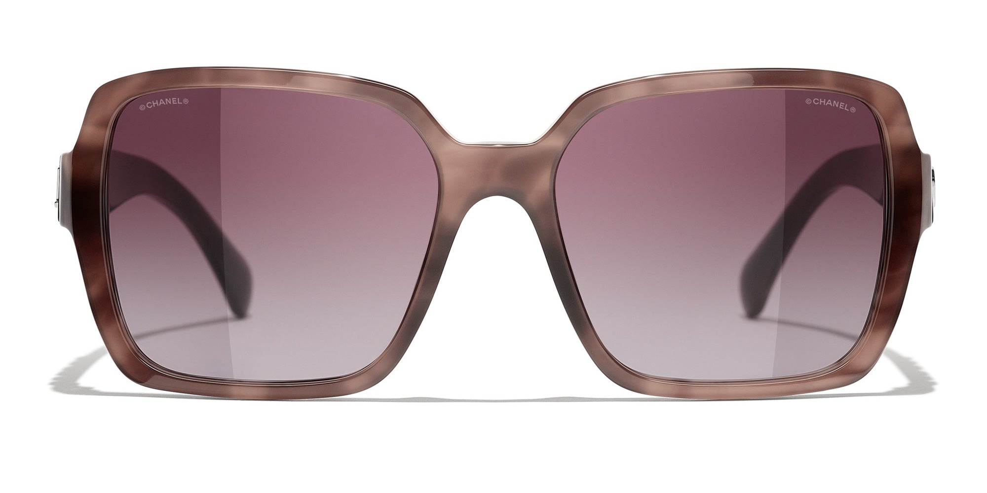 CHANEL 5408 Square Acetate Sunglasses | Fashion Eyewear US