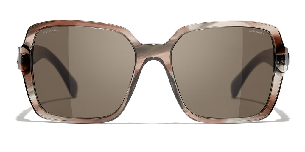 CHANEL 5408 Square Acetate Sunglasses | Fashion Eyewear US