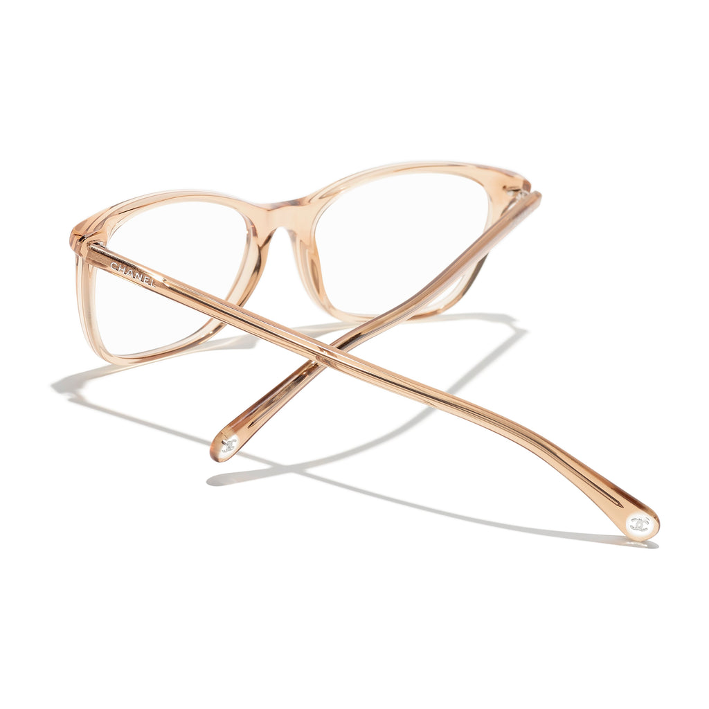 CHANEL 3414 Rectangle Acetate Glasses | Fashion Eyewear US
