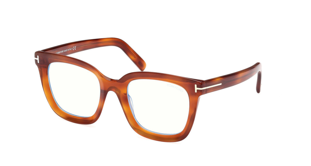 Tom Ford TF5880-B Blue Light Square Glasses | Fashion Eyewear US