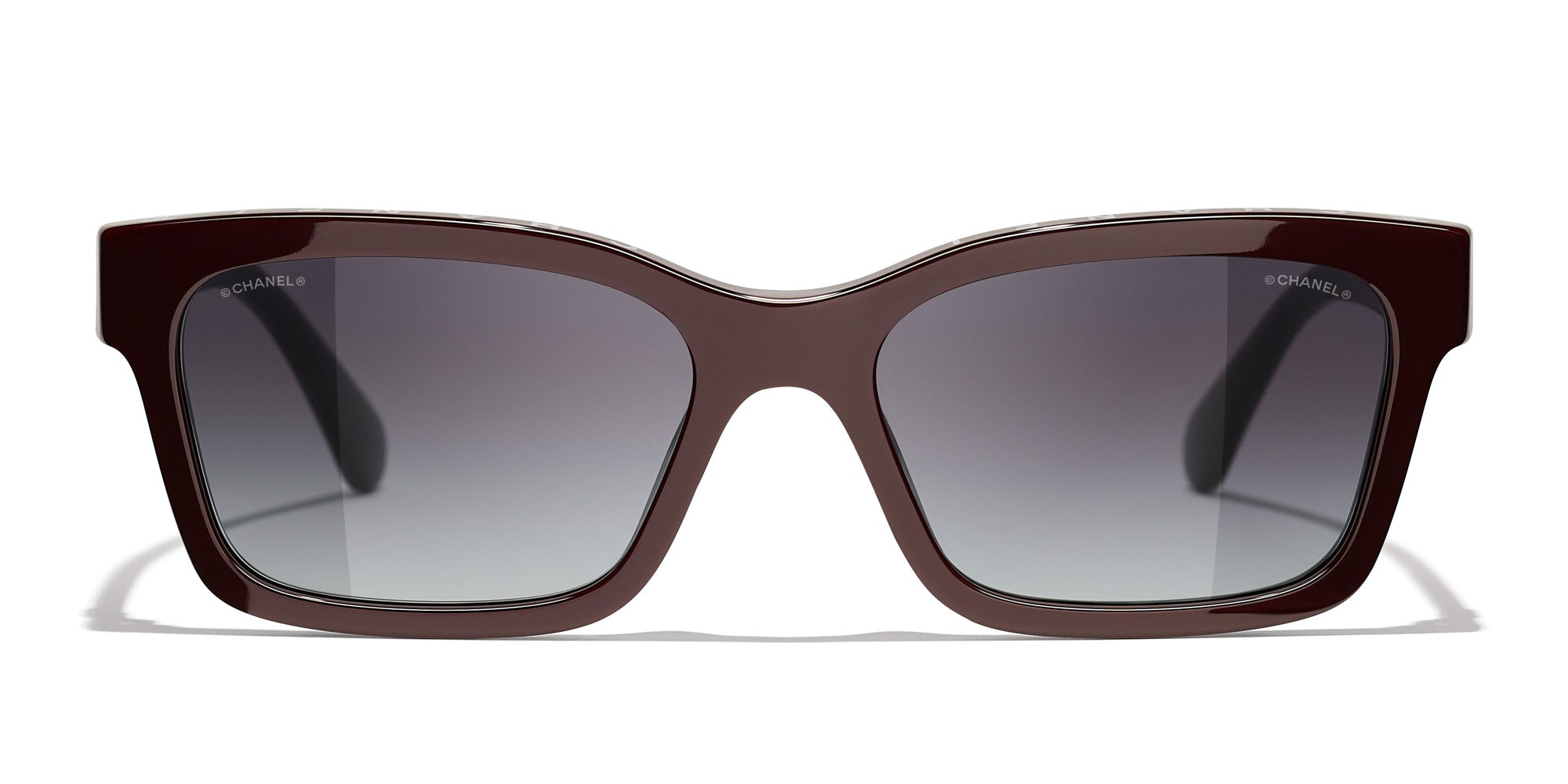 CHANEL 5417 Square Acetate Sunglasses | Fashion Eyewear US