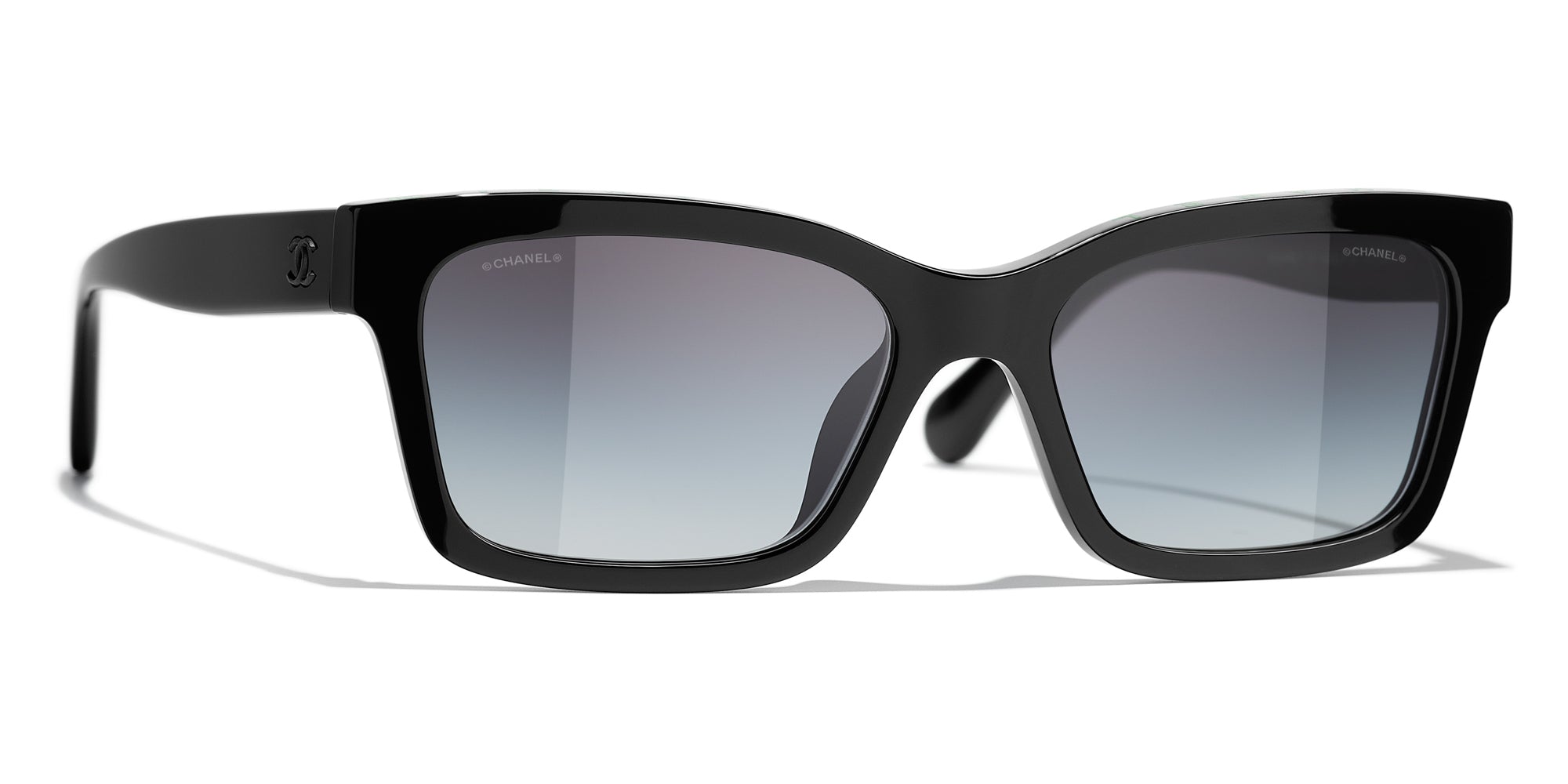 CHANEL 5417 Square Acetate Sunglasses | Fashion Eyewear US