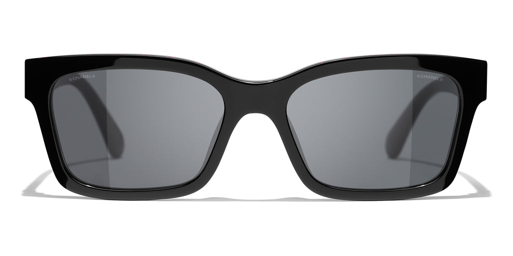 CHANEL 5417 Square Acetate Sunglasses | Fashion Eyewear US