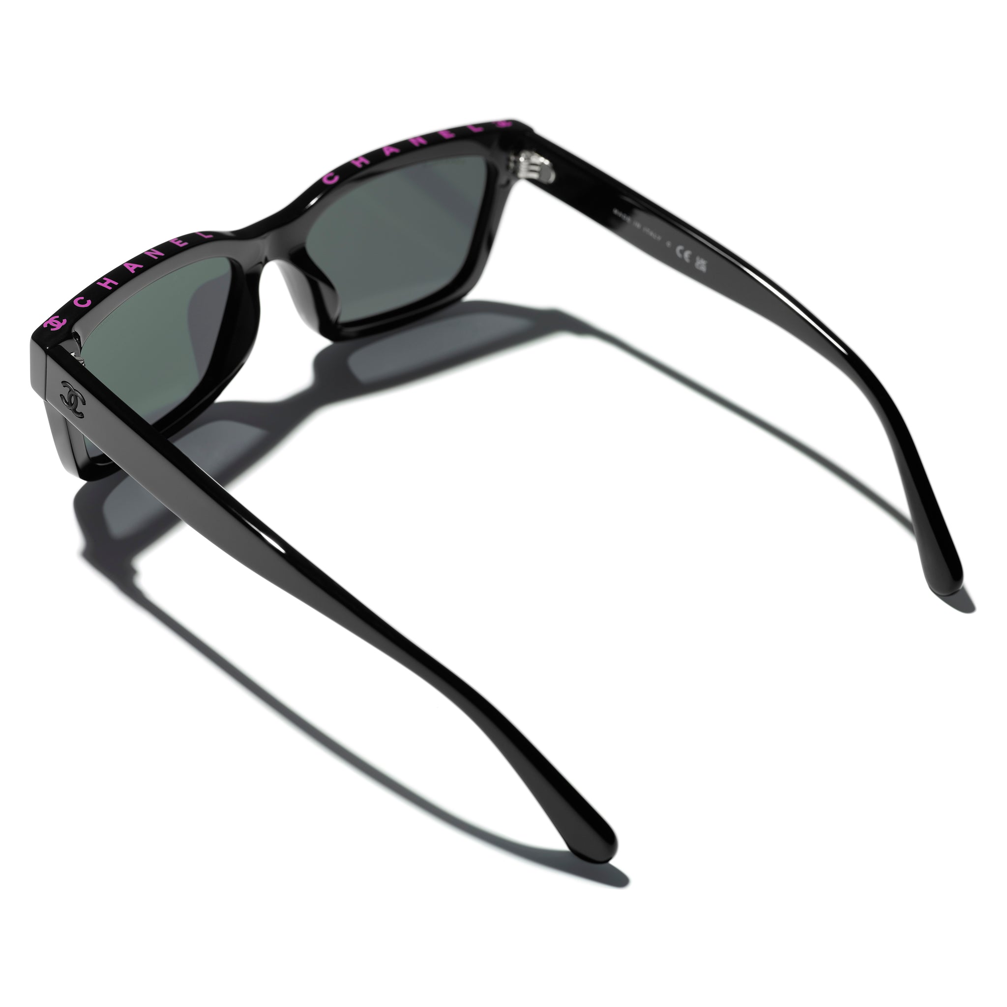 CHANEL 5417 Square Acetate Sunglasses | Fashion Eyewear US