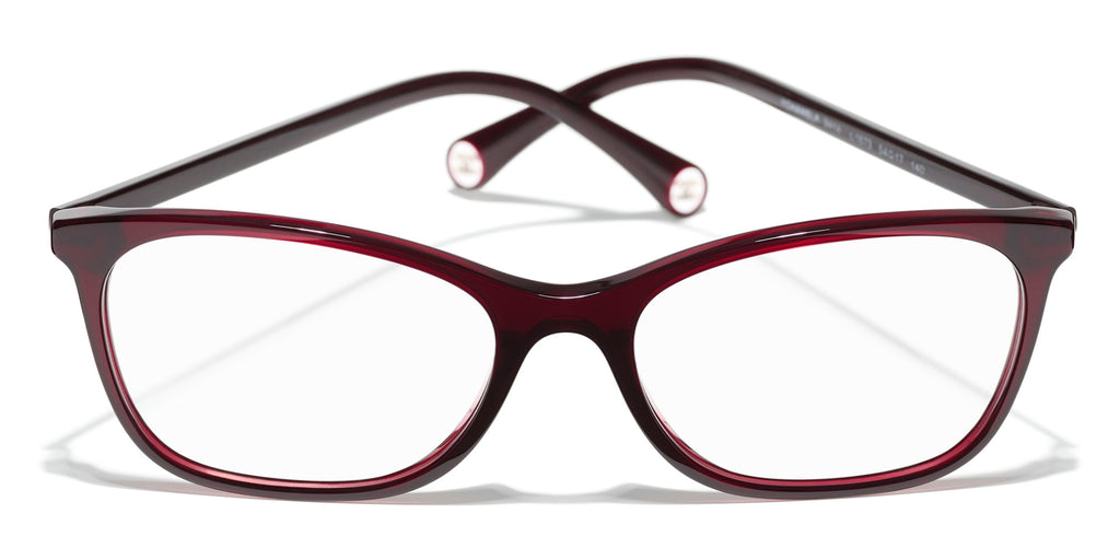 CHANEL 3414 Rectangle Acetate Glasses | Fashion Eyewear US