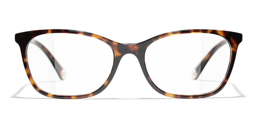 CHANEL 3414 Rectangle Acetate Glasses | Fashion Eyewear US