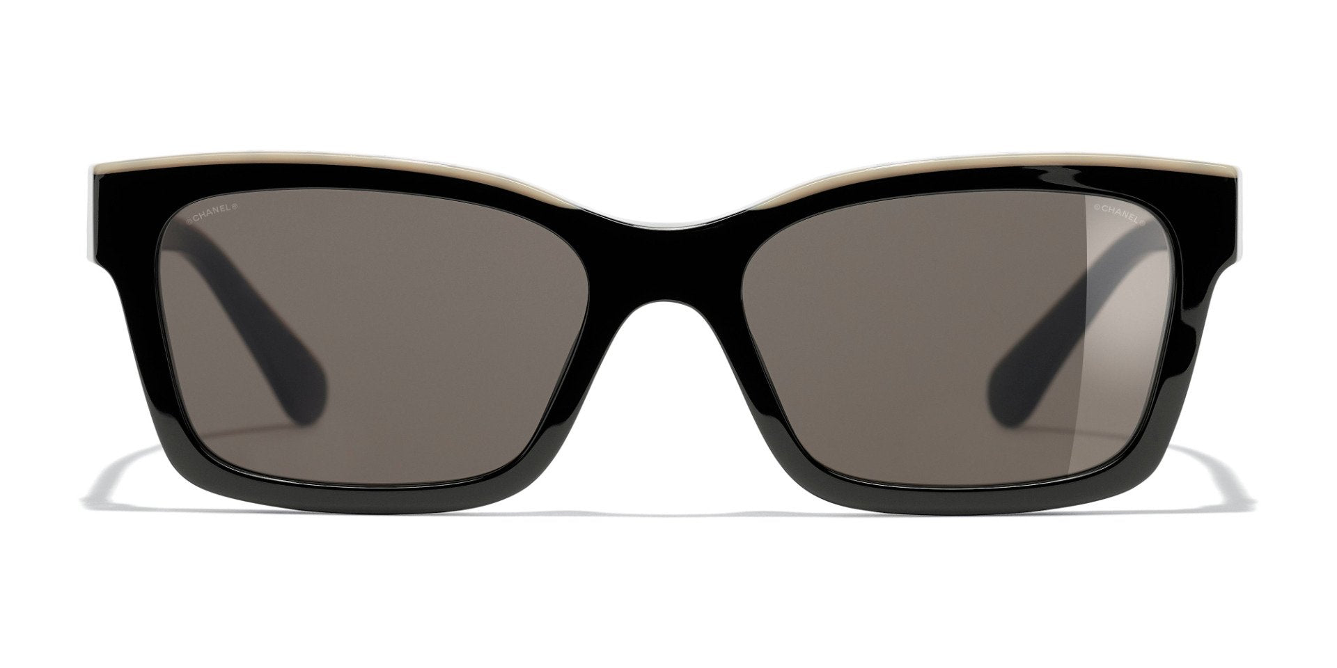 CHANEL 5417 Square Acetate Sunglasses | Fashion Eyewear US